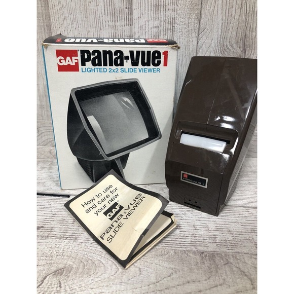 Pana-Vue | Cameras, Photo & Video | Vintage Gaf Panavue Automatic Lighted 2x2 Slide Viewer W ...